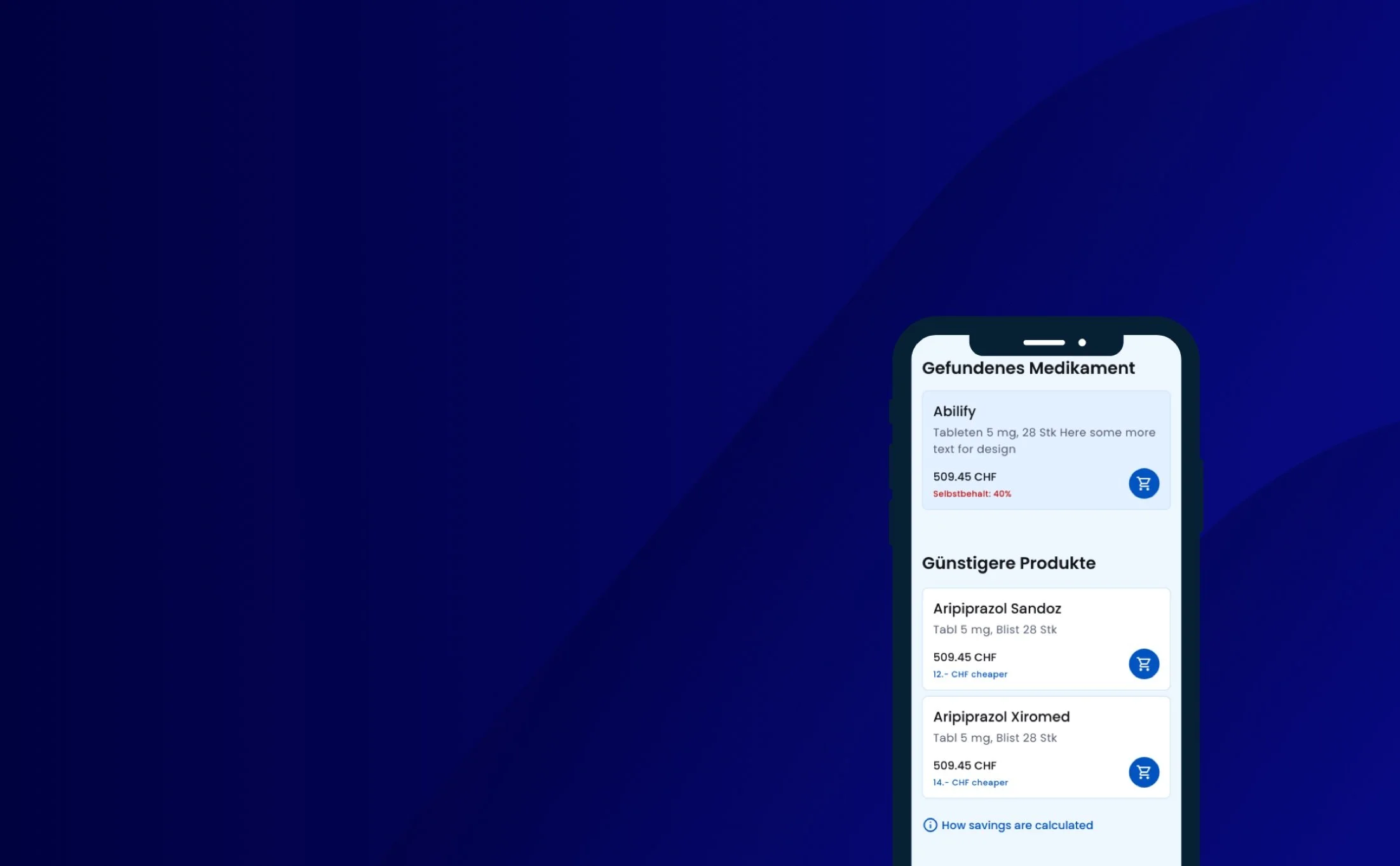 Ihre einfache App für den Bezug von Medikamenten