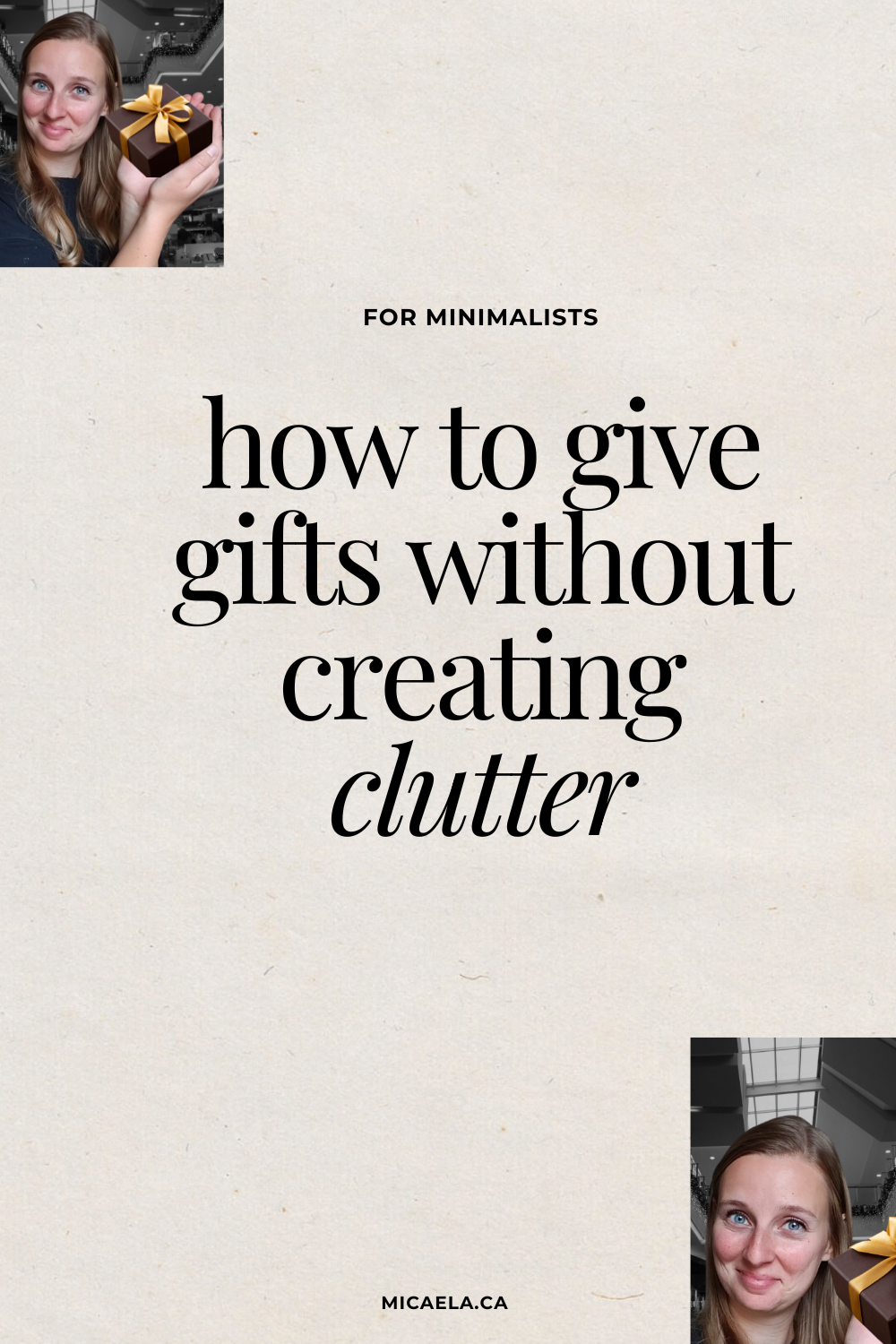 Minimal Gifts for Her - Gift Ideas for the Minimalist Mom — Micaela