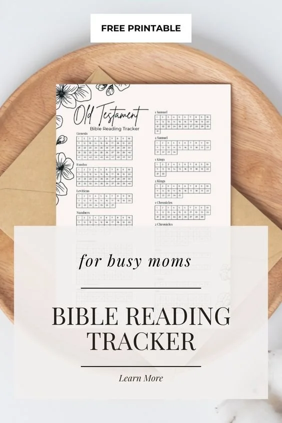 Free Printable Bible Reading Tracker (pdf download) — Micaela