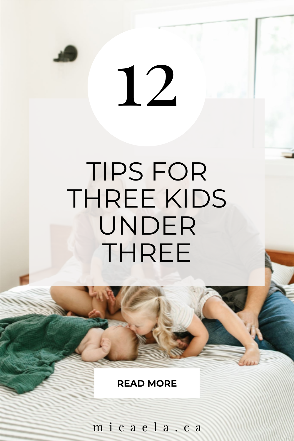 How to Handle 3 Under 3 With Joy — Micaela