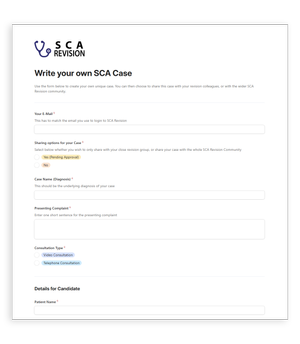 Services 2 — MRCGP SCA Exam Revision Cases