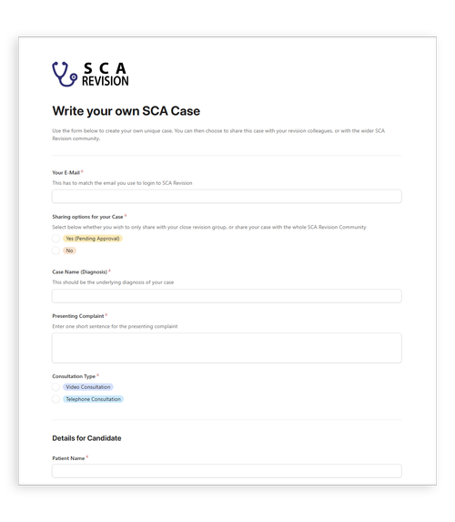 Services 2 — MRCGP SCA Exam Revision Cases