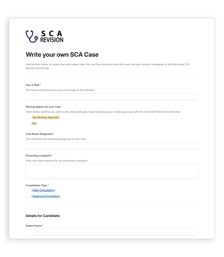 Services 2 — MRCGP SCA Exam Revision Cases