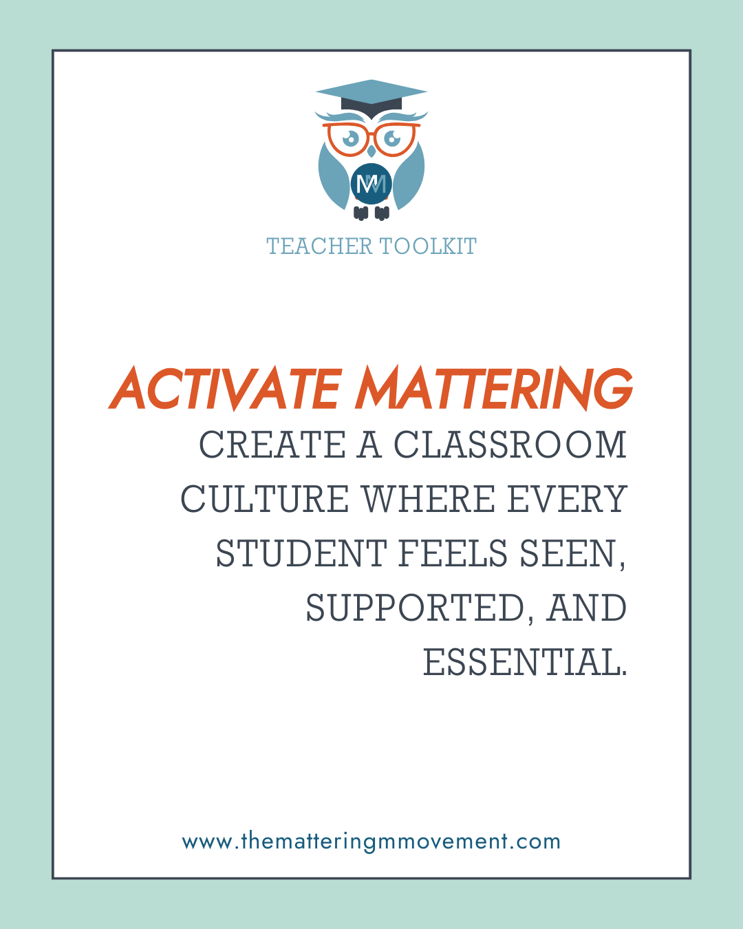 The Mattering Movement