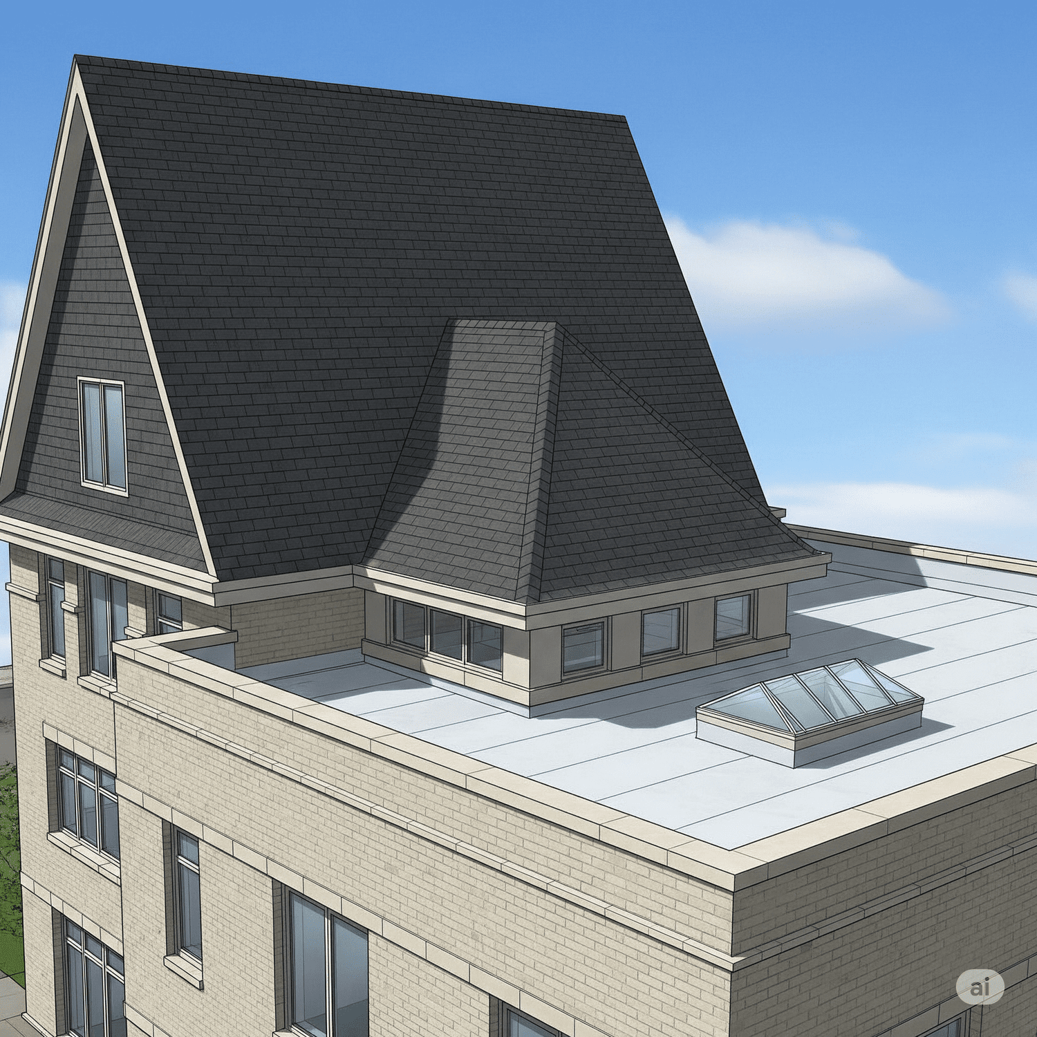 Types of roofs — PARTS OF A ROOF