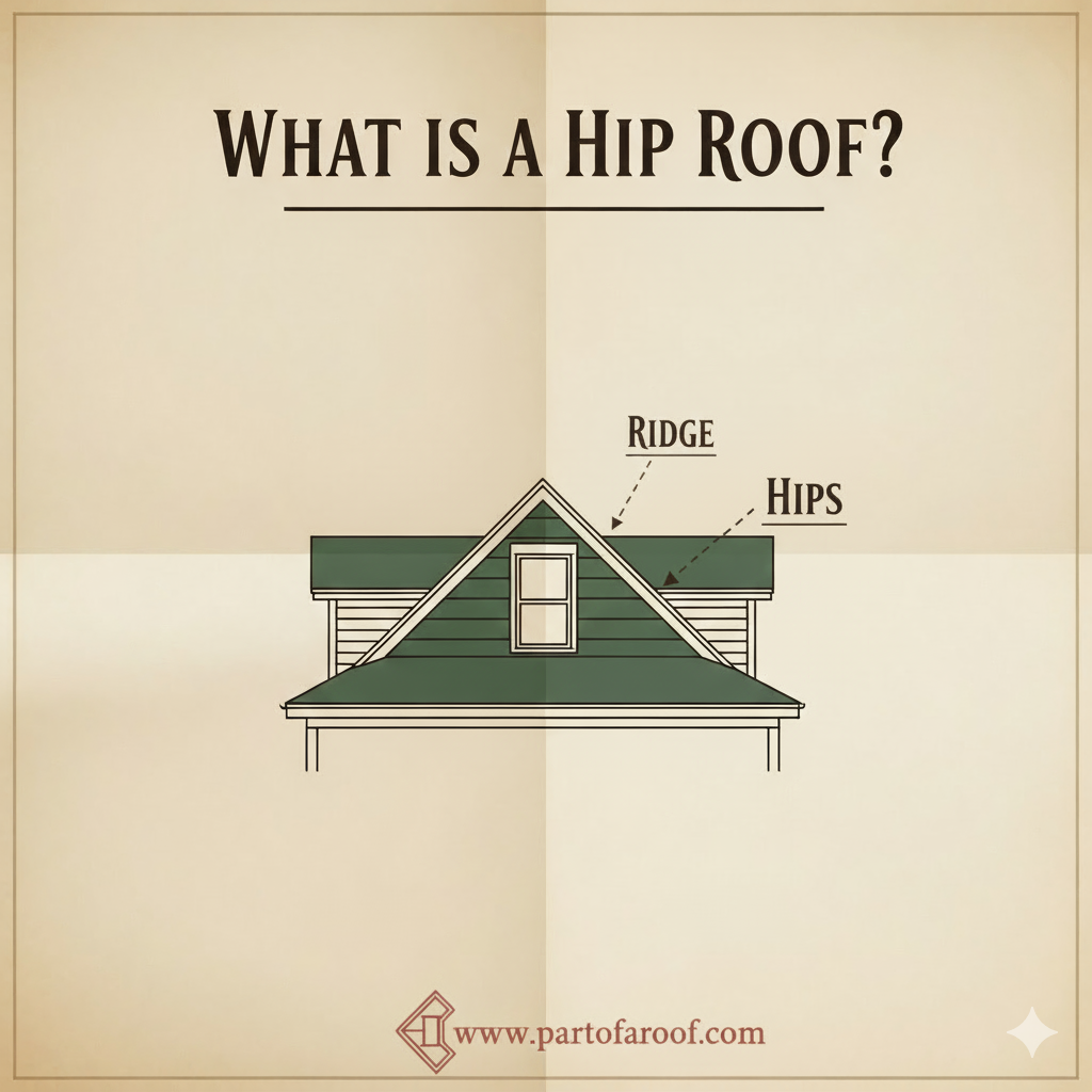 What Is a Hip Roof ? — PARTS OF A ROOF