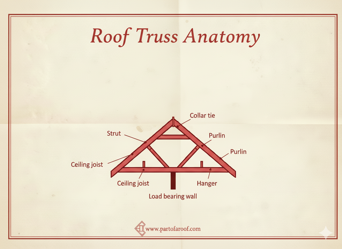 The Parts of a roof: Roofing diagrams, components, elements, pieces ...