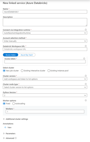 Fixing ADF Databricks Linked Service — Jot Digital