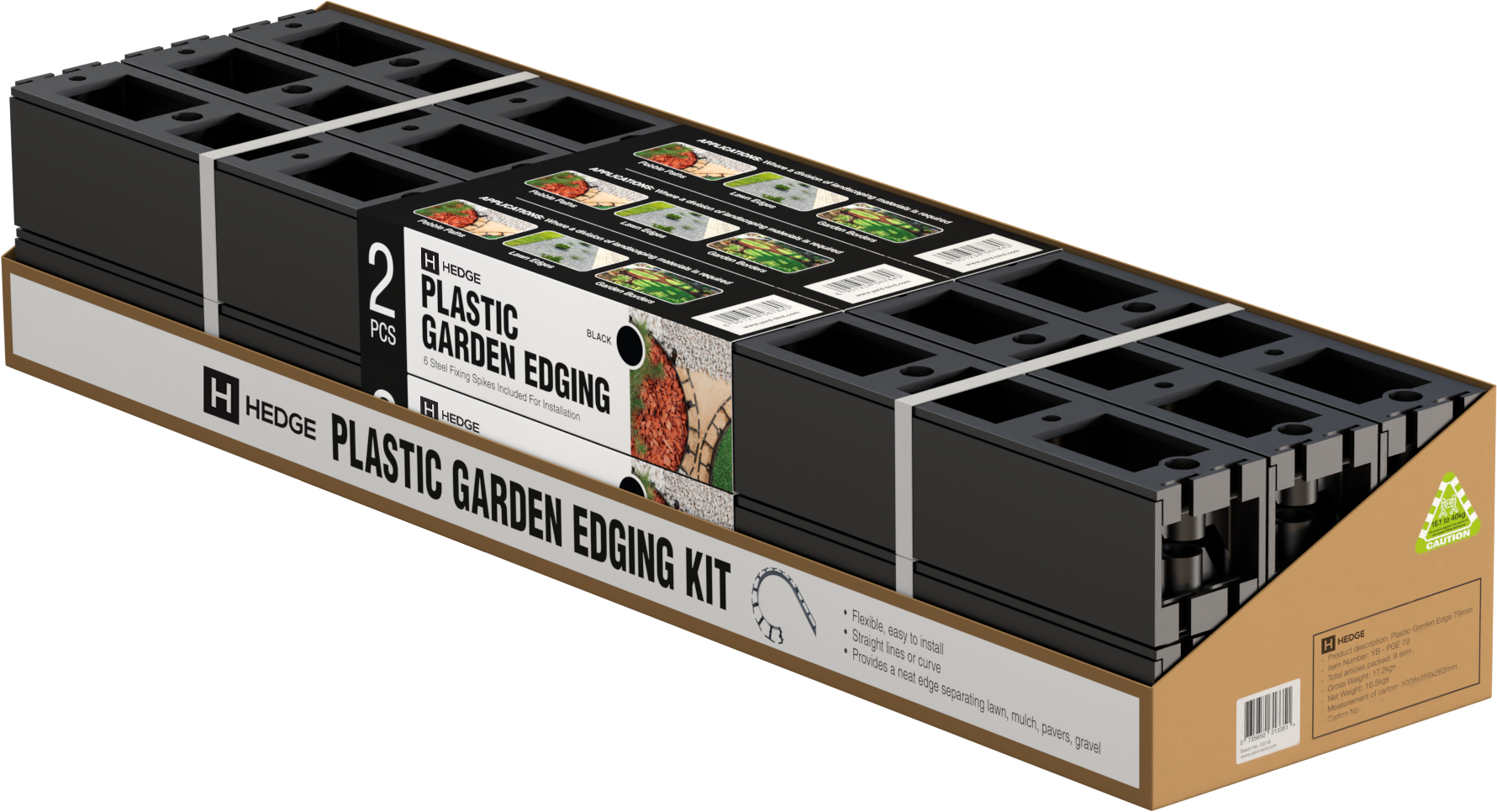 Plastic Landscape Edging | Plastic Garden Edging Bunnings | Hedge — Hedge