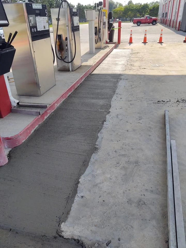 Gas Station Concrete Repair — Branson Gilliland Excavating & Concrete ...