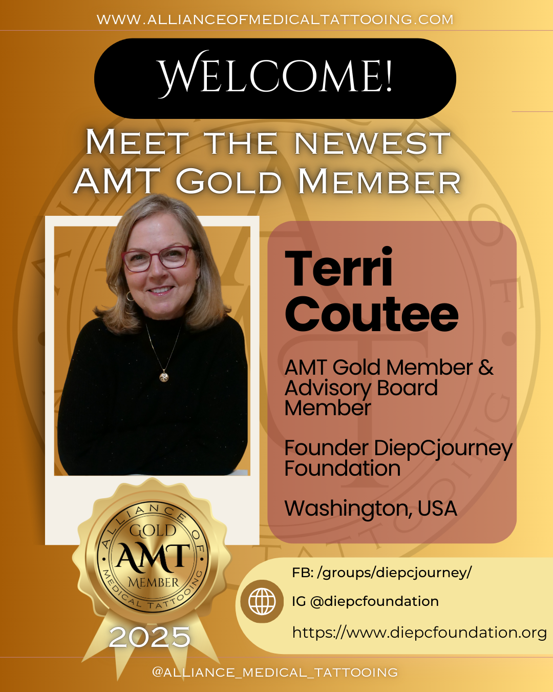 Welcome Terri Coutee: Newest AMT Gold Member & Advisory Board Member — AMT