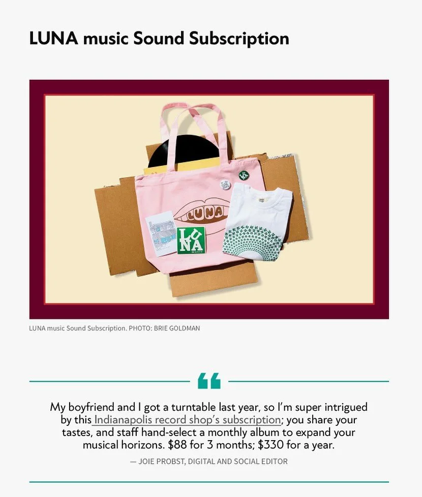LUNA music | a record store for music lovers since '94 | Indianapolis, IN