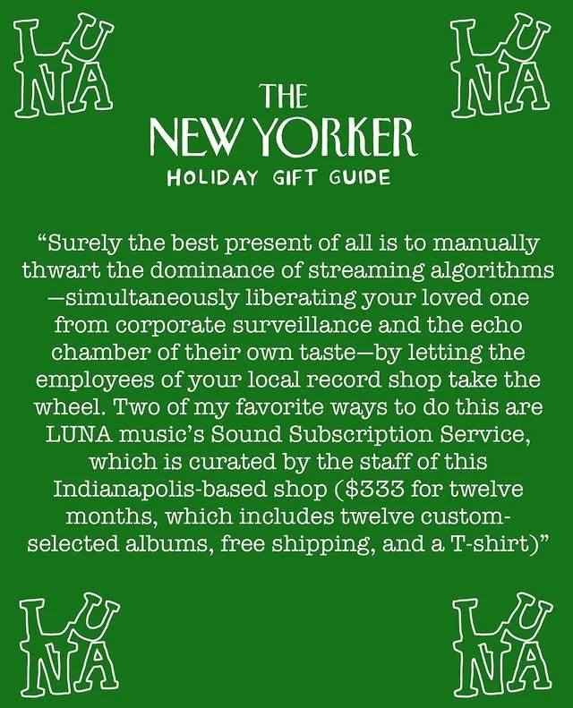 LUNA music | a record store for music lovers since '94 | Indianapolis, IN