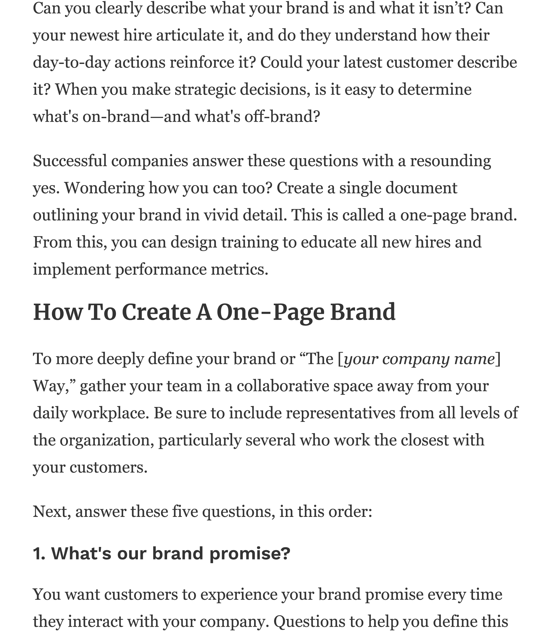 5 Questions to Get Your Brand Crystal Clear — Real Simple Business