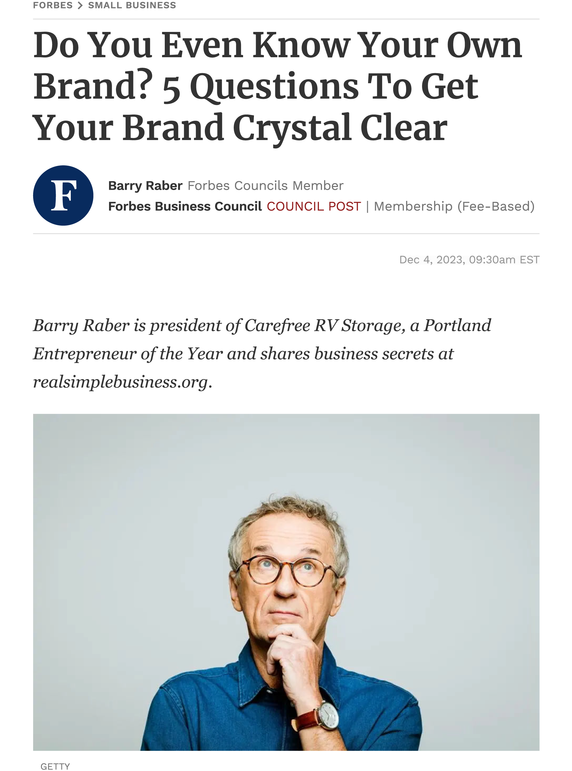 5 Questions to Get Your Brand Crystal Clear — Real Simple Business
