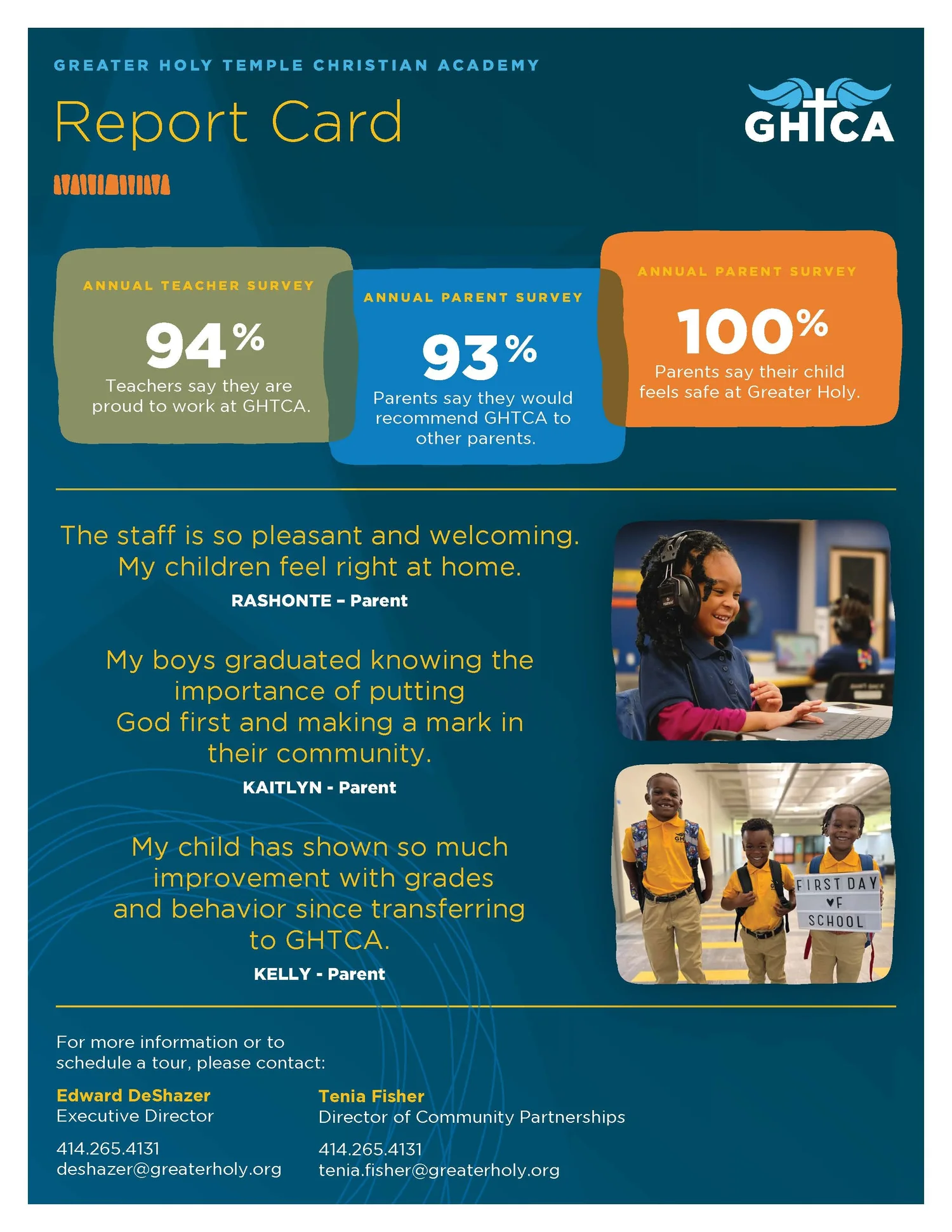 Greater Holy Temple Christian Academy: Great Things Happen Here