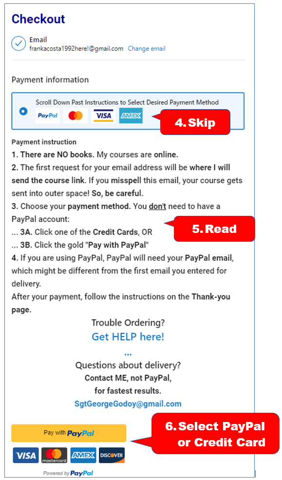 Ordering Help — SgtGodoy.com