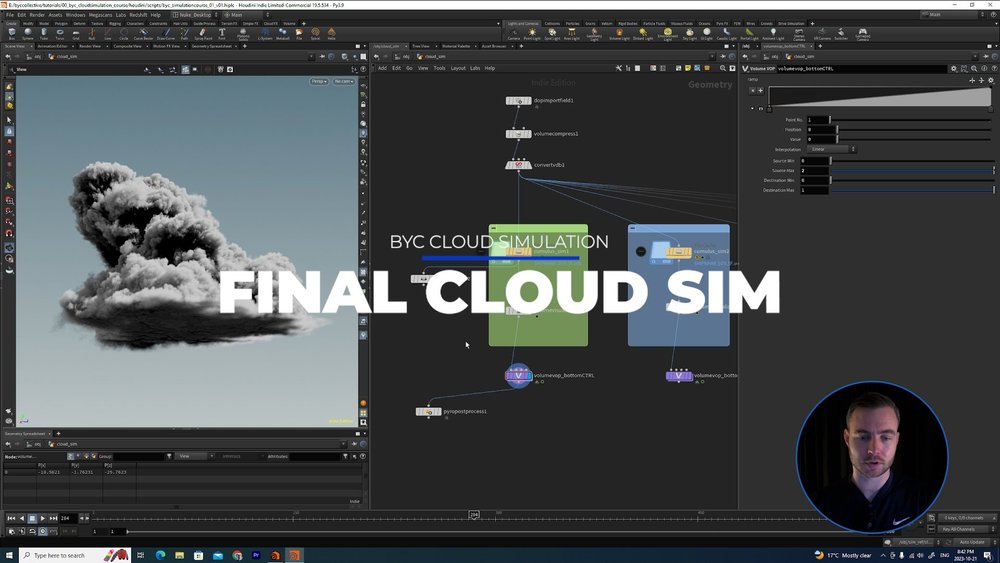 Houdini Cloud Simulation Course — Break Your Crayons