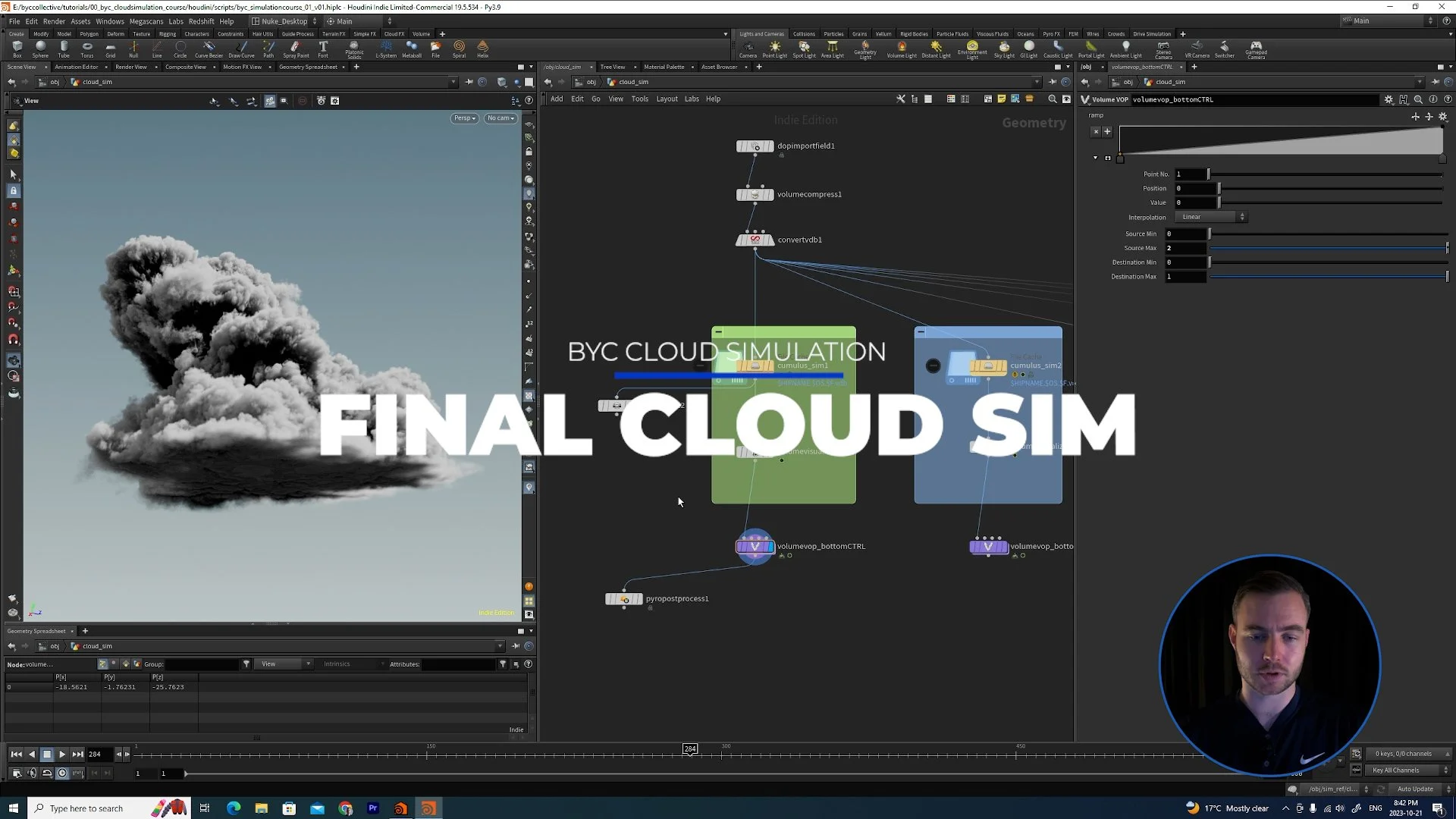 Houdini Cloud Simulation Course — Break Your Crayons