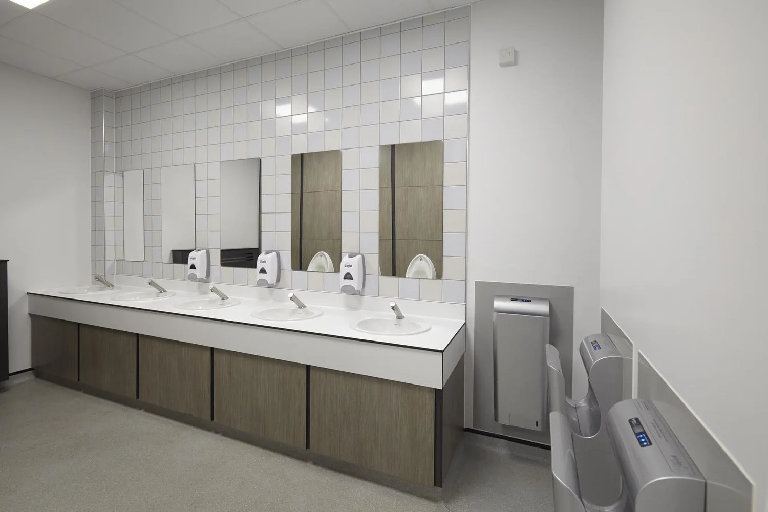Leicester College Washroom Refurb — Focus Washrooms