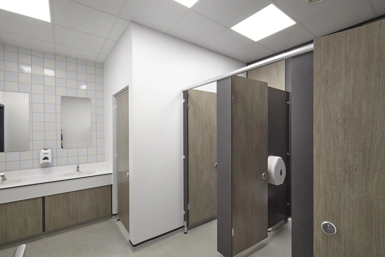 Leicester College Washroom Refurb — Focus Washrooms