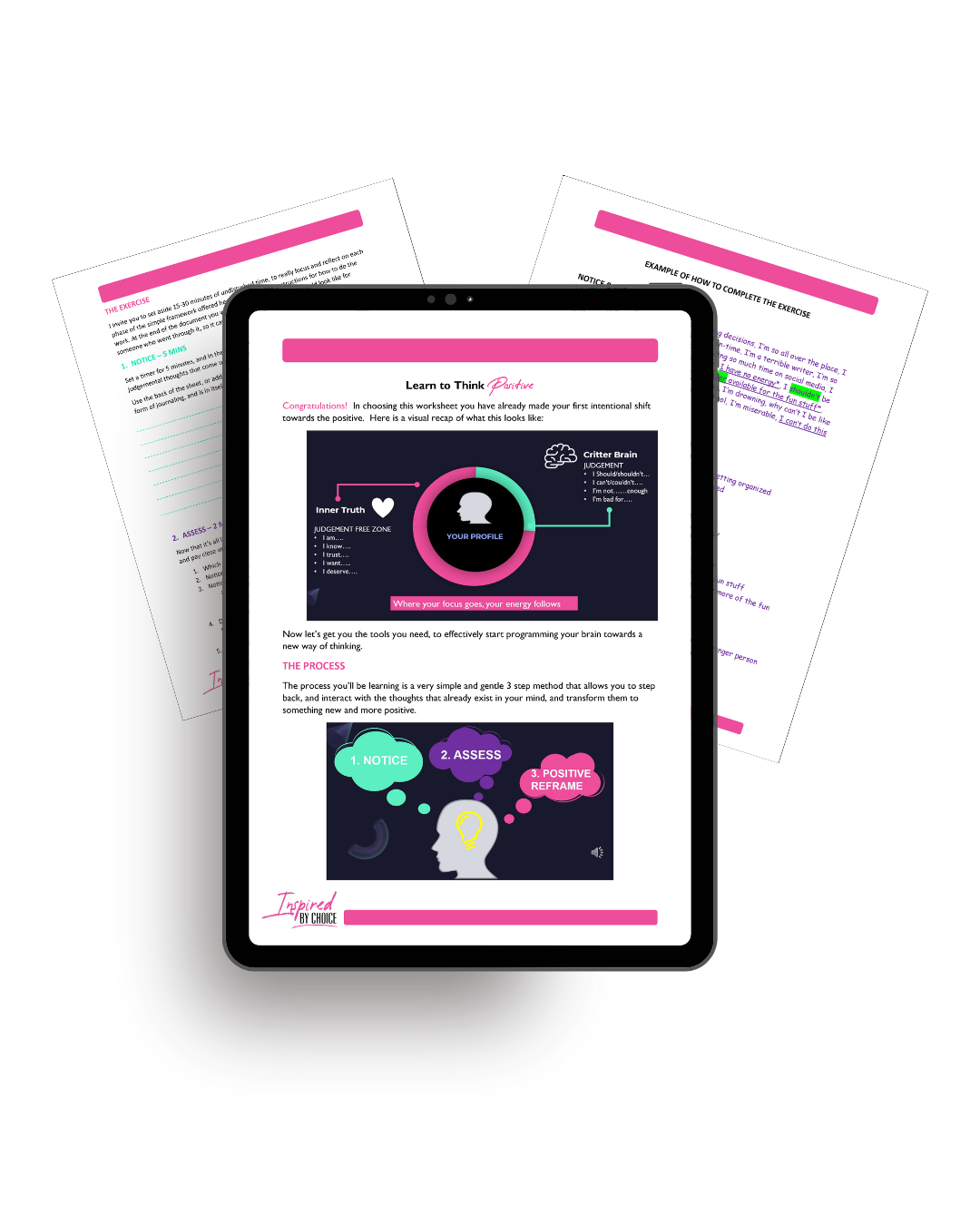 POSITIVE REFRAME WORKBOOK — Inspired By Choice