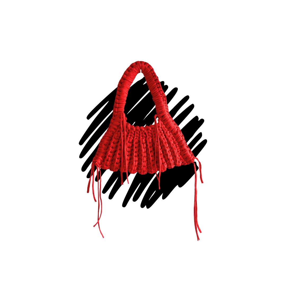 TRIANGLE Tote Bag Crochet Pattern Upcycled Tshirt Yarn Beginner Crochet ...