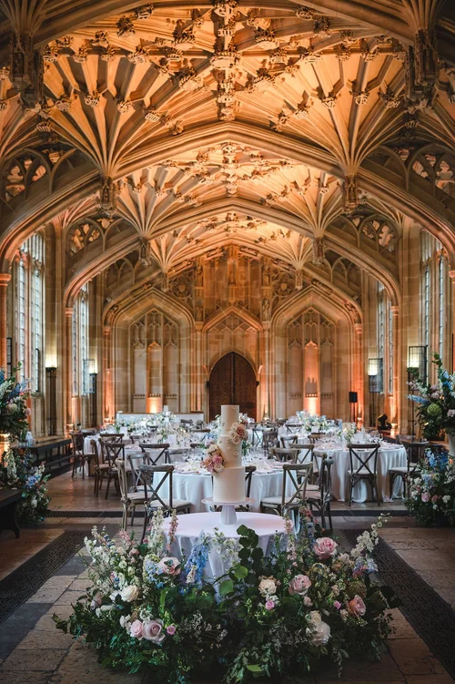 English Meadow Wedding at the Bodleian Library, Oxford — Bloom and ...