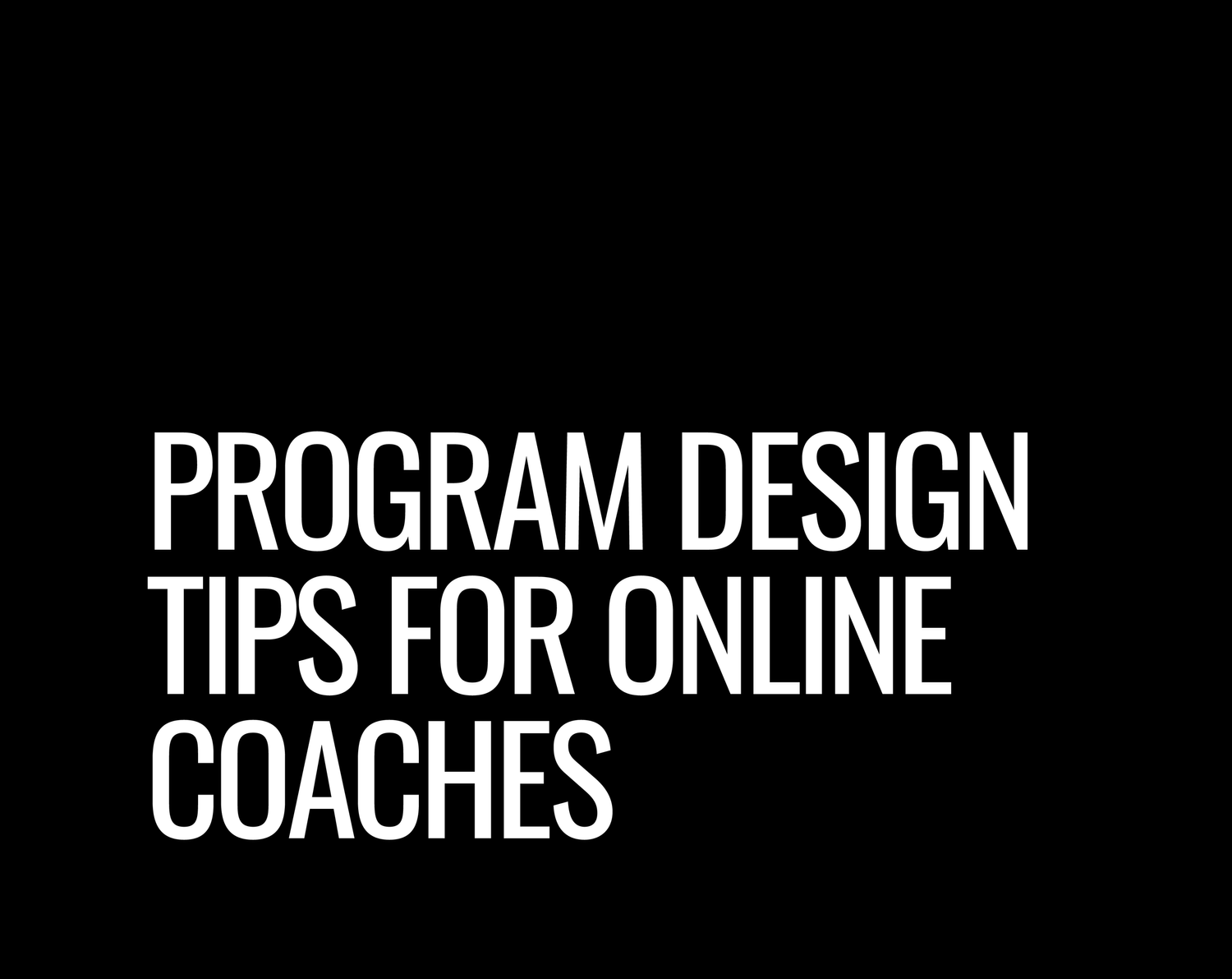 Free Fitness Coaching Education, Downloads, and Guides | OPEX Fitness