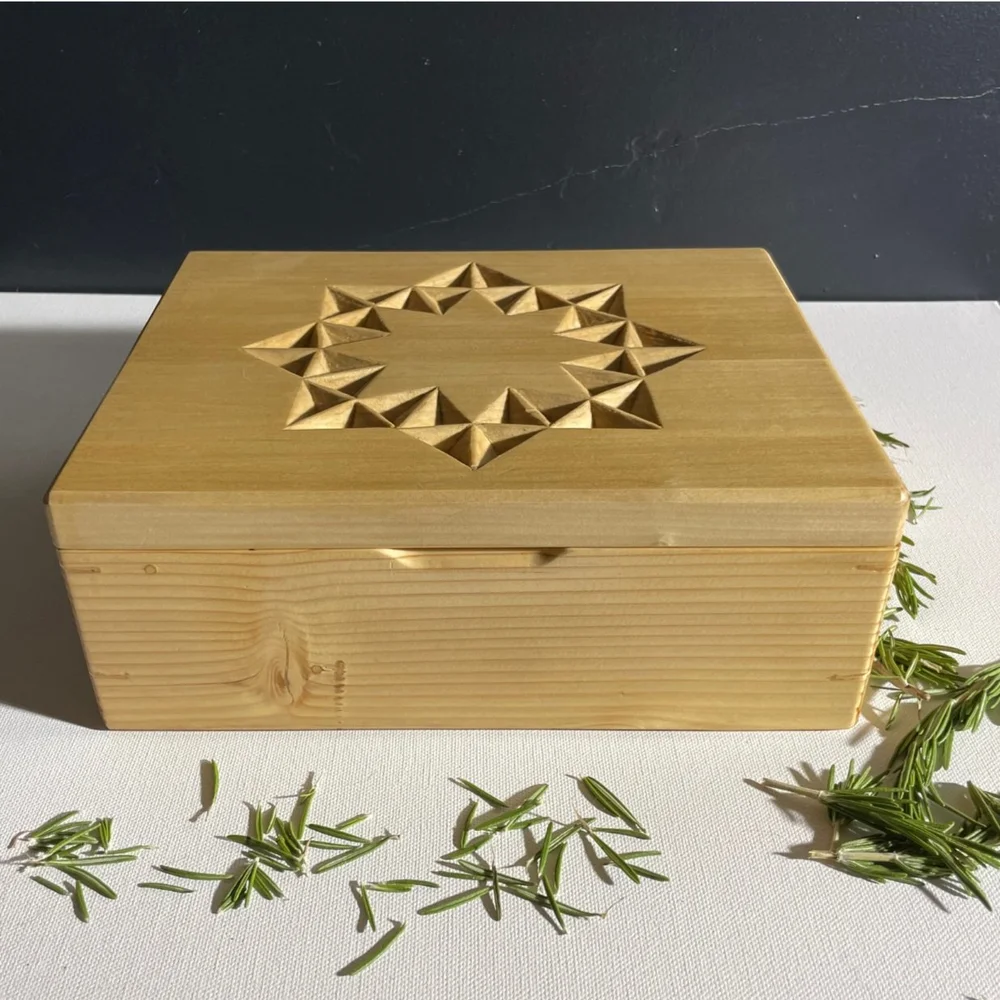 Chip Carved Box — Brass Wolf Workshop