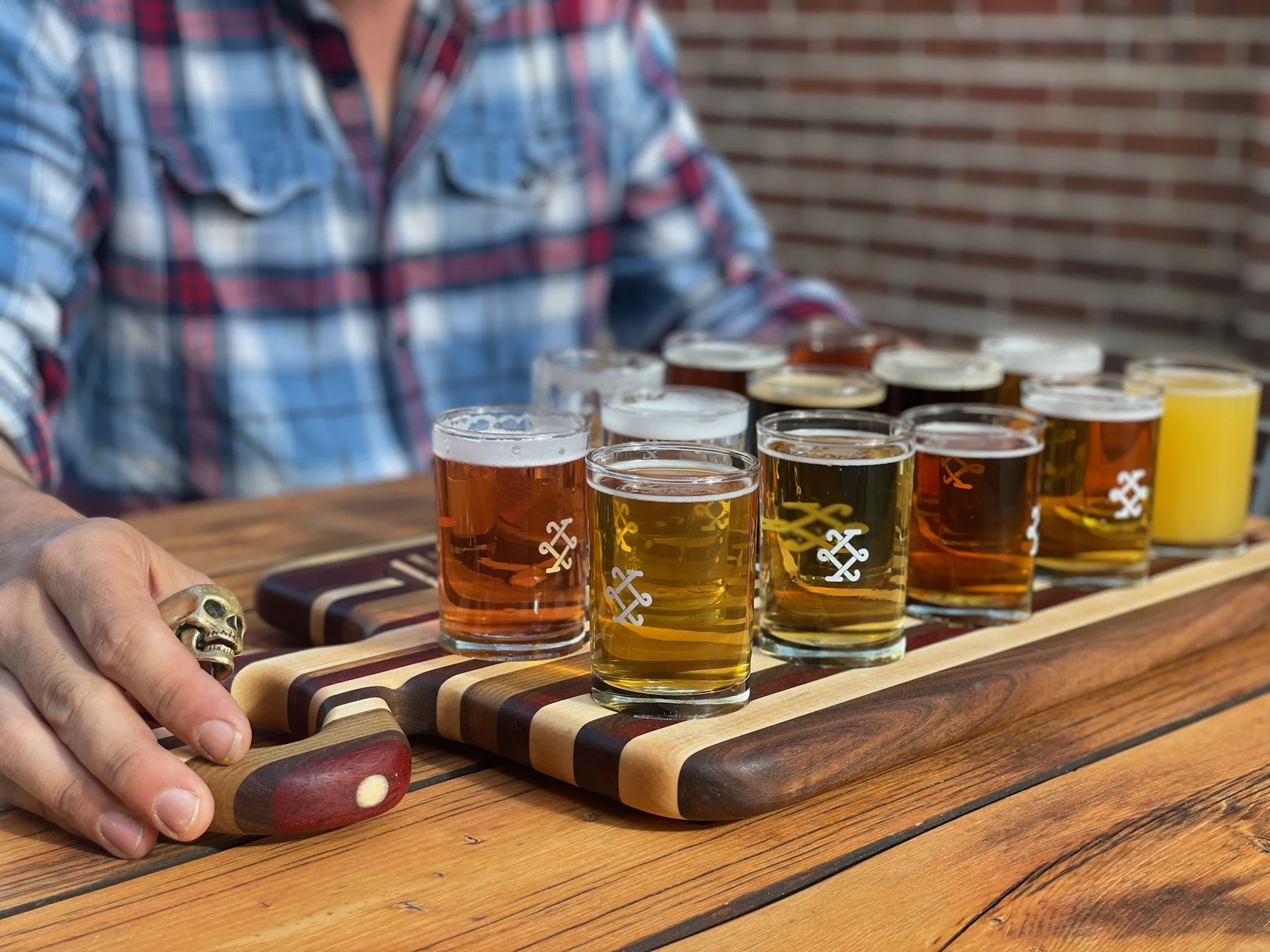 Long Table Brewhouse Beer Flight — Brass Wolf Workshop