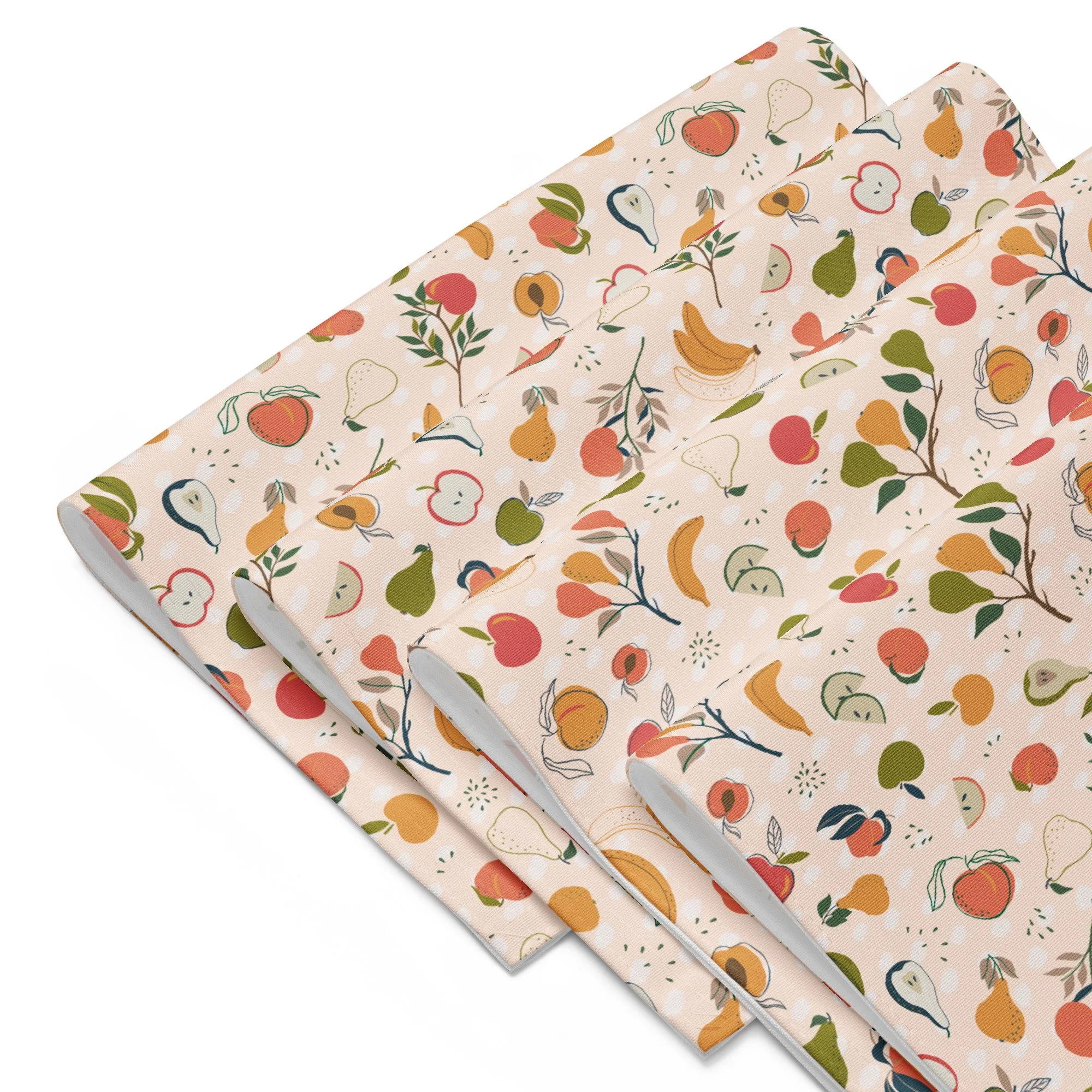 Placemat Set - Fruit Salad Design — Bobsled Design Co.
