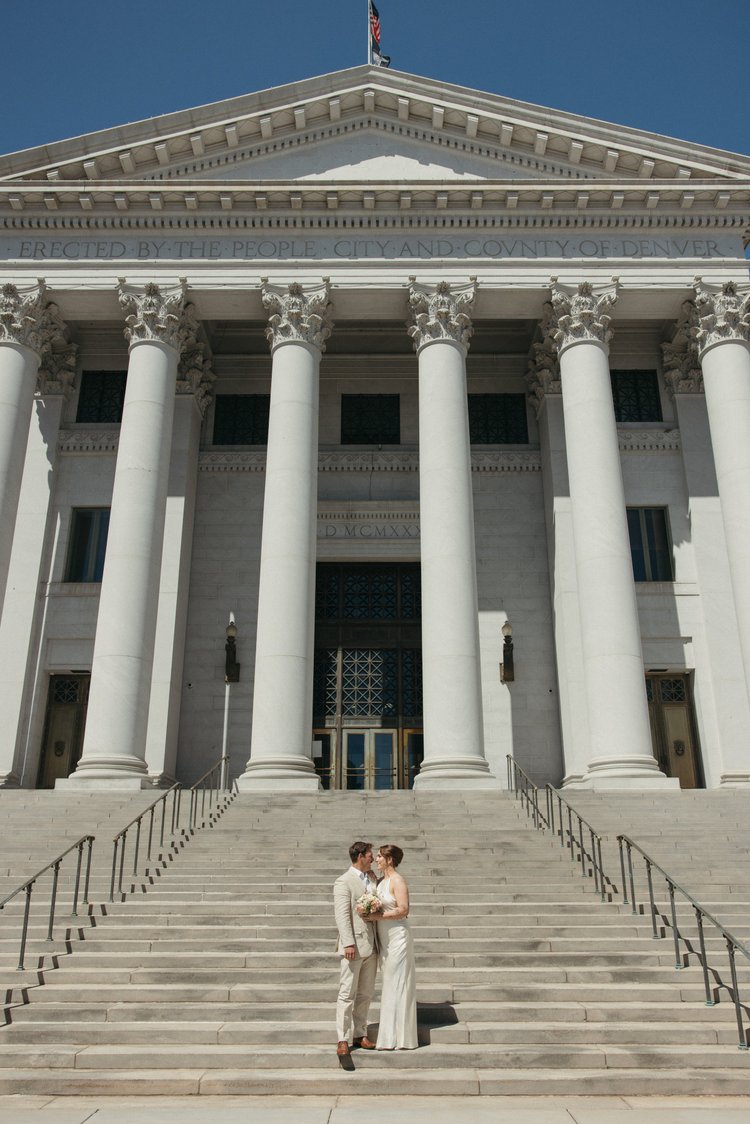 Denver Courthouse Elopement Photographer Colorado | Lauren Nicole Photo ...