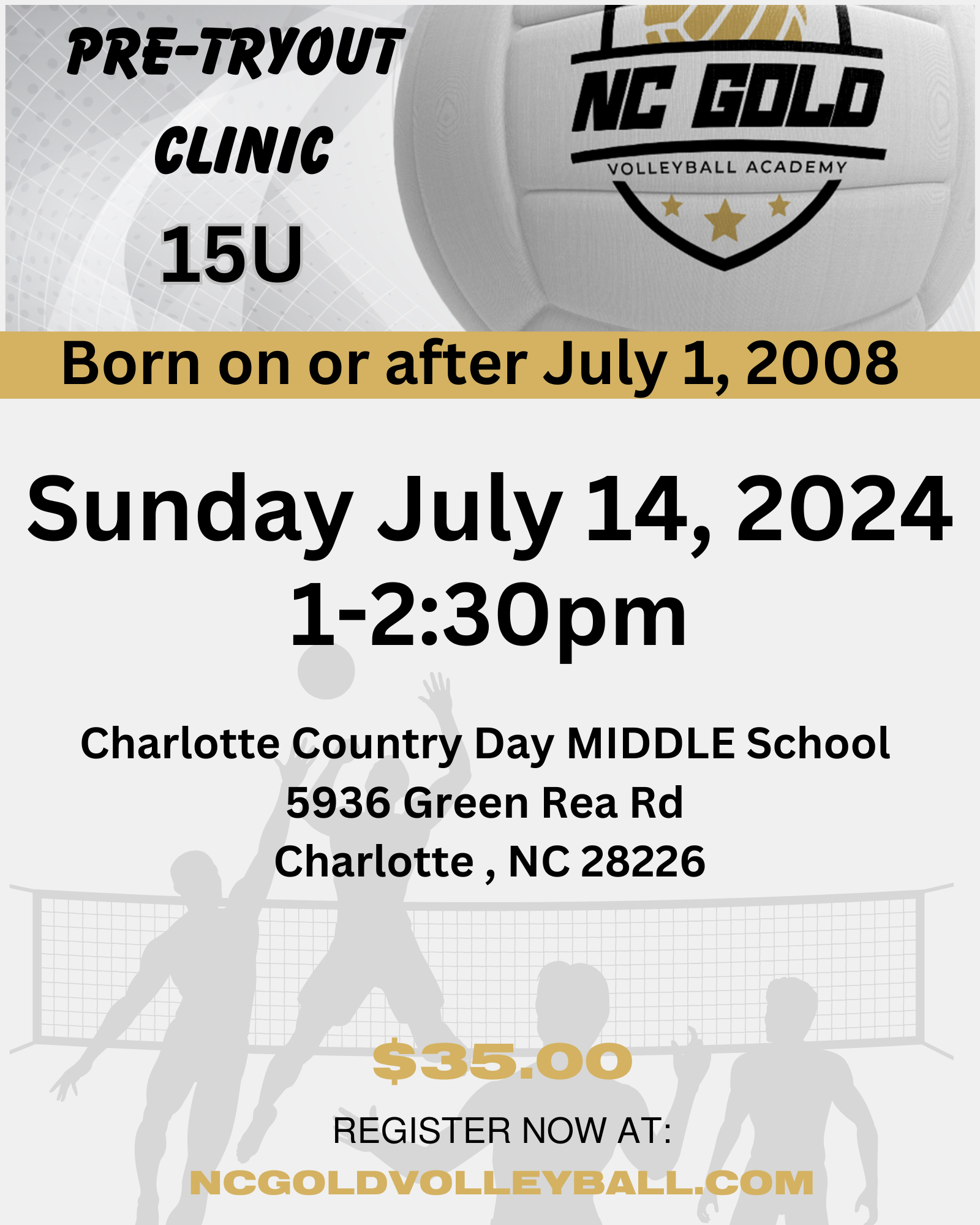 NC Gold Volleyball Academy