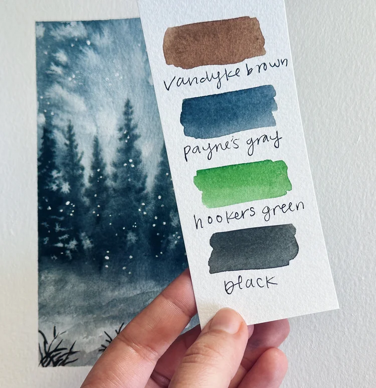 Saguaro National Park Galaxy — Kendra VanDruff Watercolors
