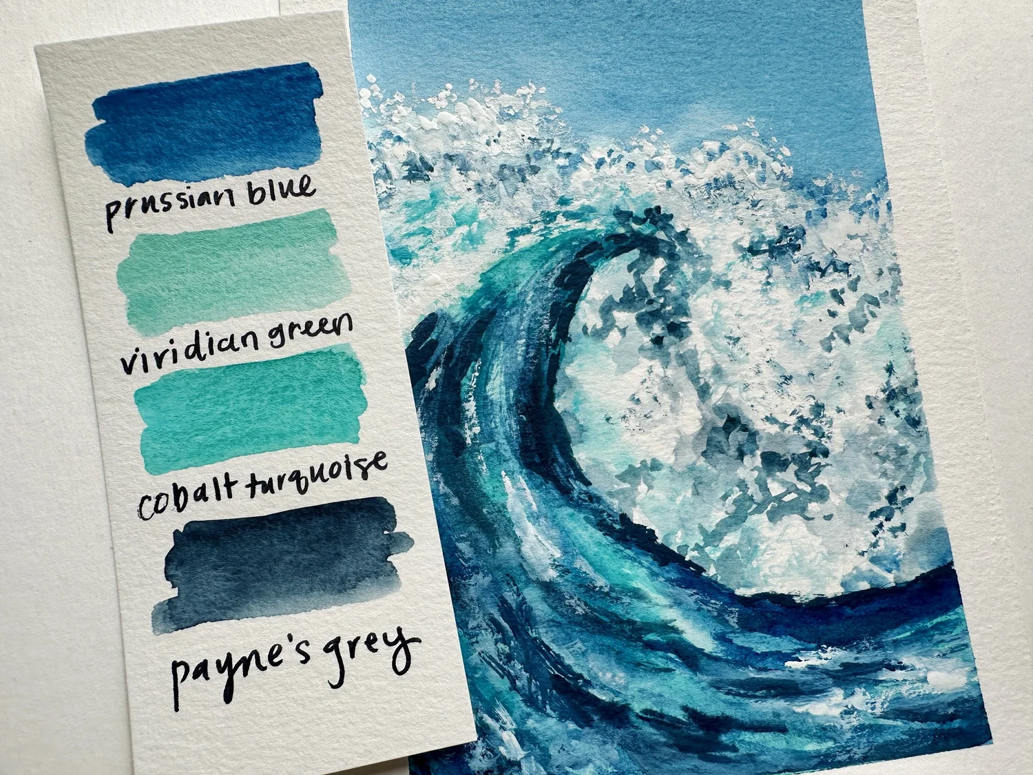 Underwater Seascape with Whales — Kendra VanDruff Watercolors