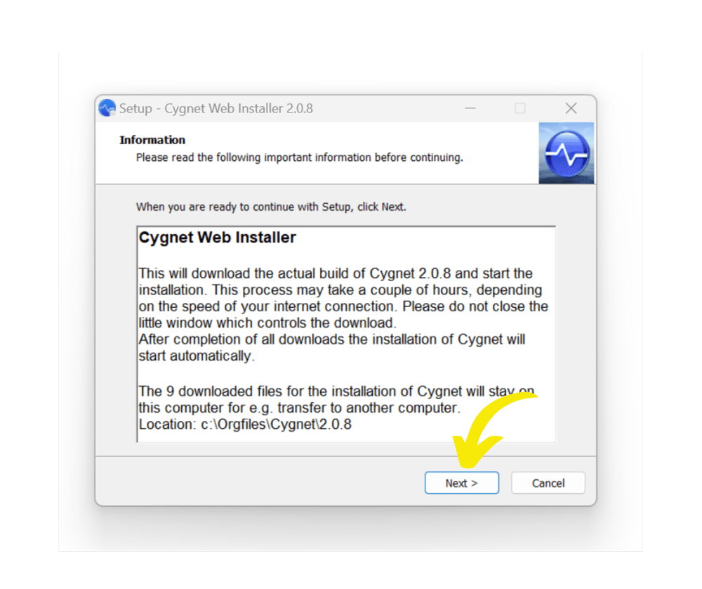 Cygnet Set Up — BEE Medic