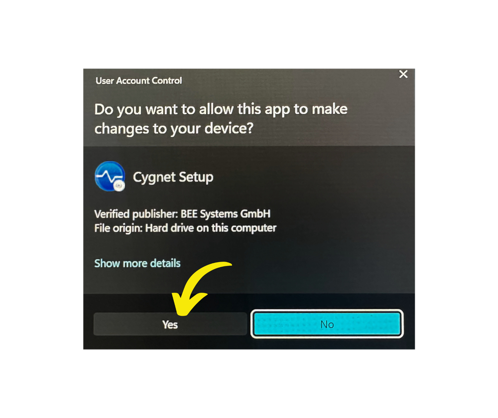 Cygnet Set Up — BEE Medic