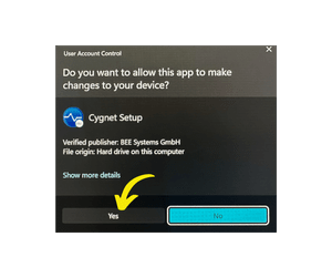 Cygnet Set Up — BEE Medic