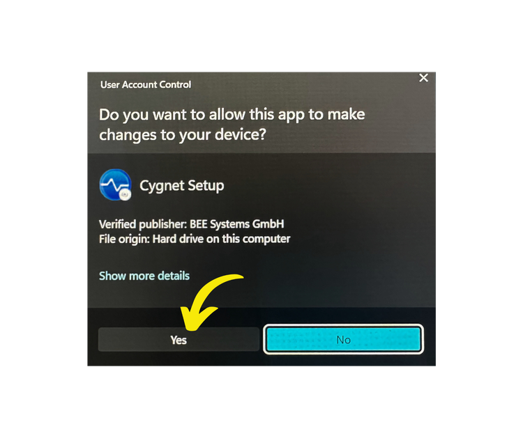 Cygnet Set Up — BEE Medic