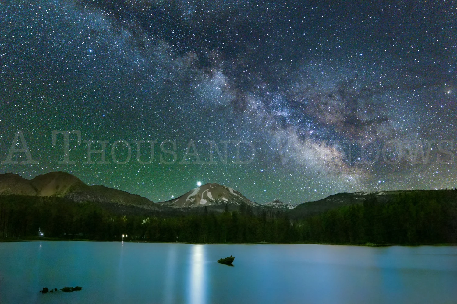 Double Planet Rise over Lassen — Randy Robbins Photography