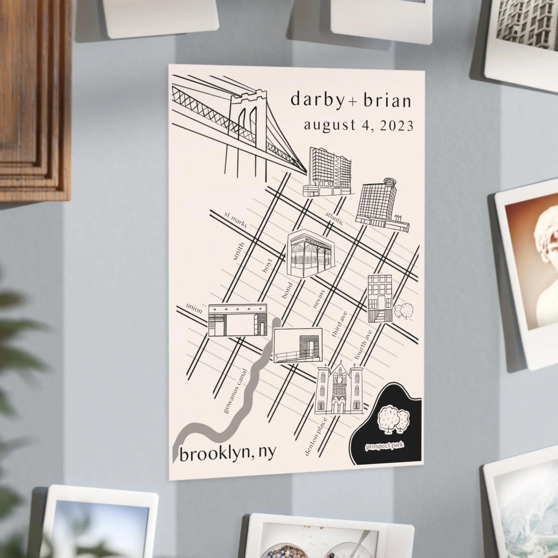 Marriage Map — hues by hailey