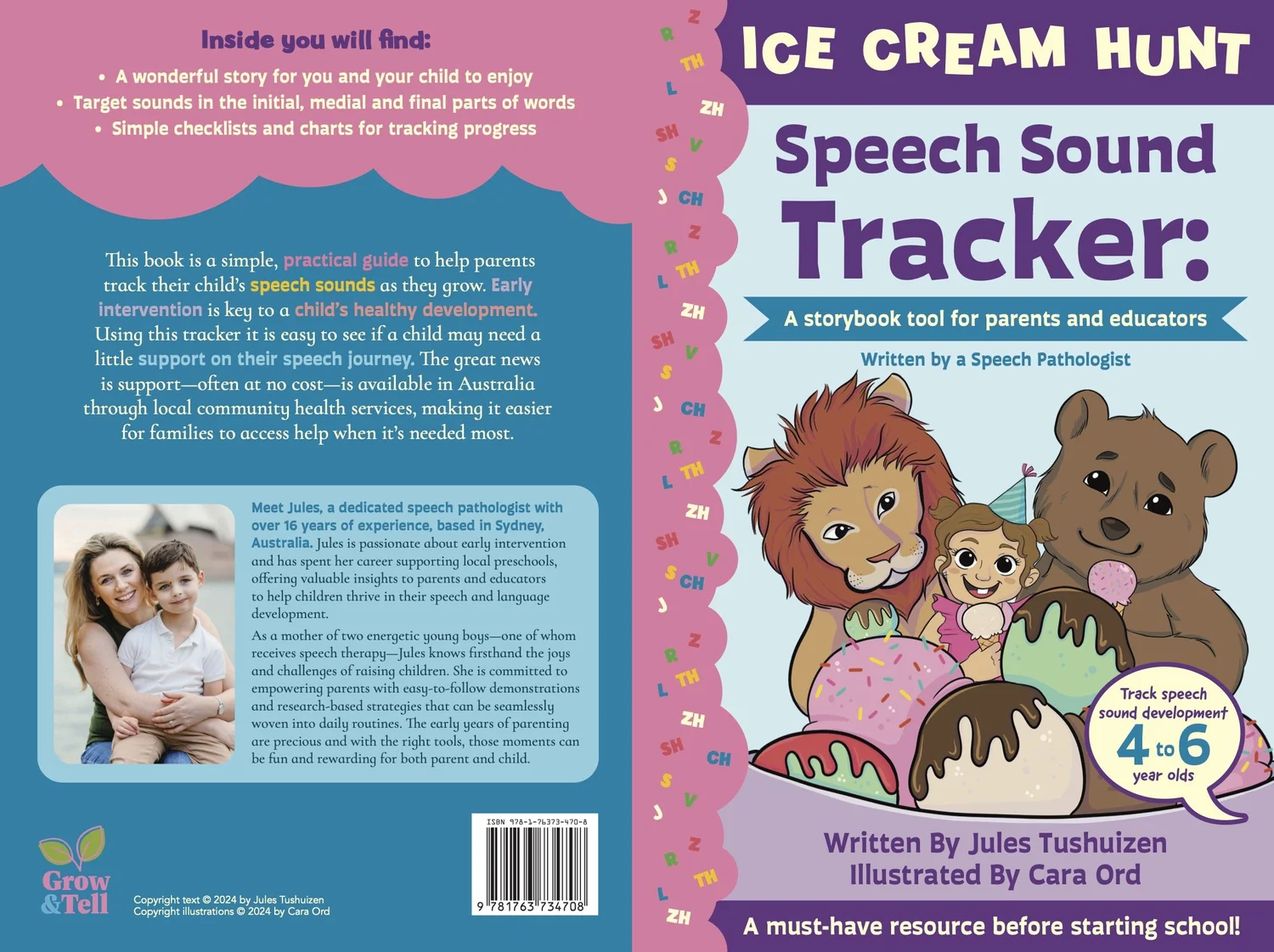Ice Cream Hunt: Speech Sound Tracker