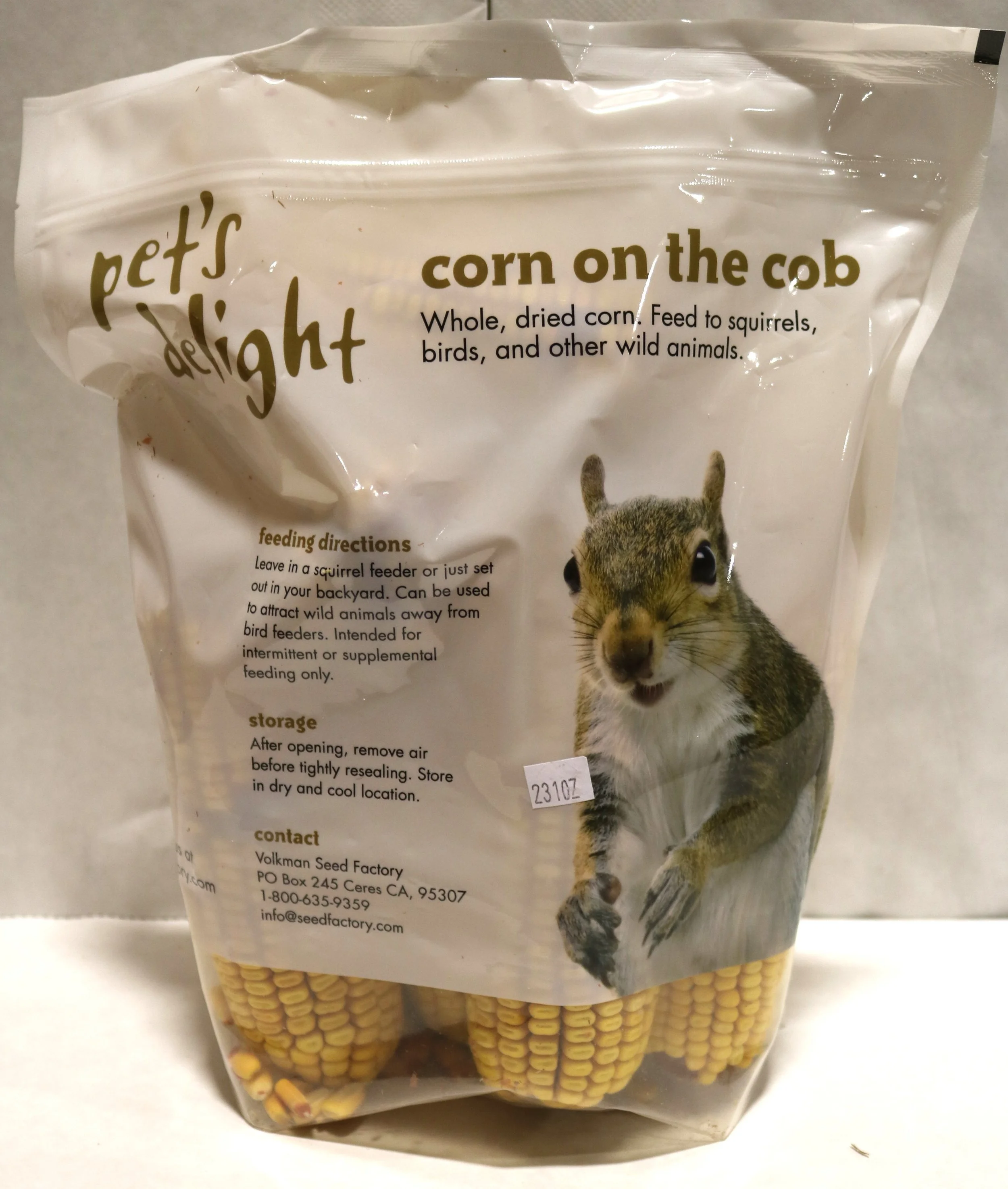 Corn on the cob — The Birdseed Express