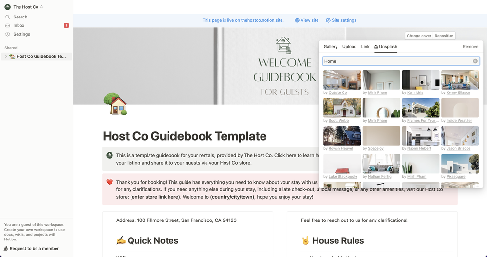 Use Our Free Airbnb Guidebook Template — The Host Co
