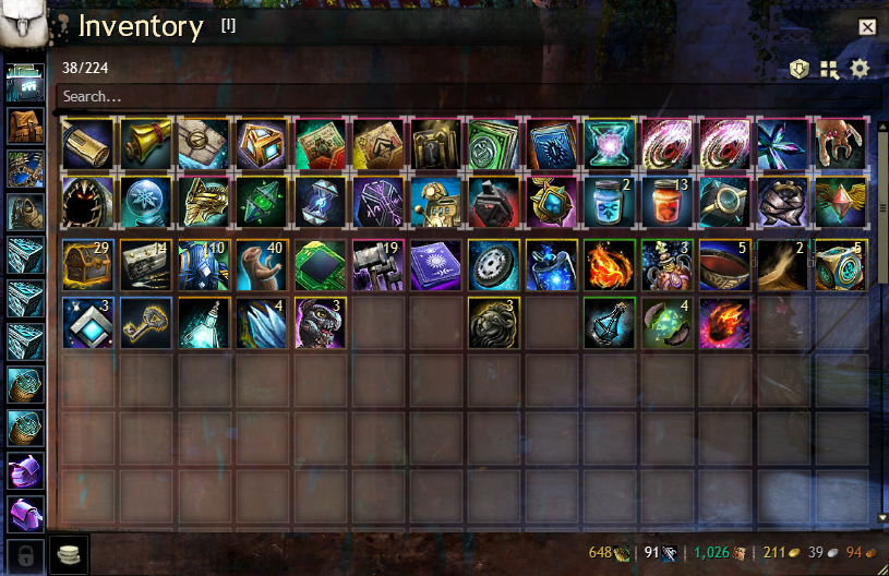 Guild Wars 2 Inventory Guide — ProjektDyad