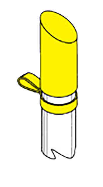 SAFE-VENT Valve Protection Weather Cap PSV Yellow Weather Caps Ready to ...