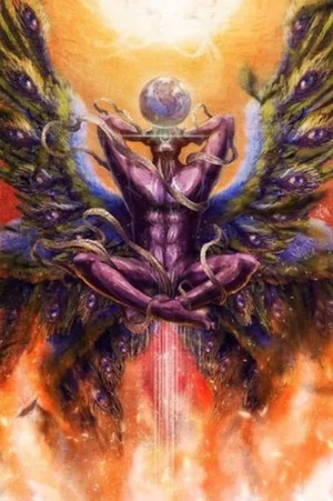 Melek Taus The Peacock Angel Yezidi Tradition — Dark ChamberZ Temple of ...