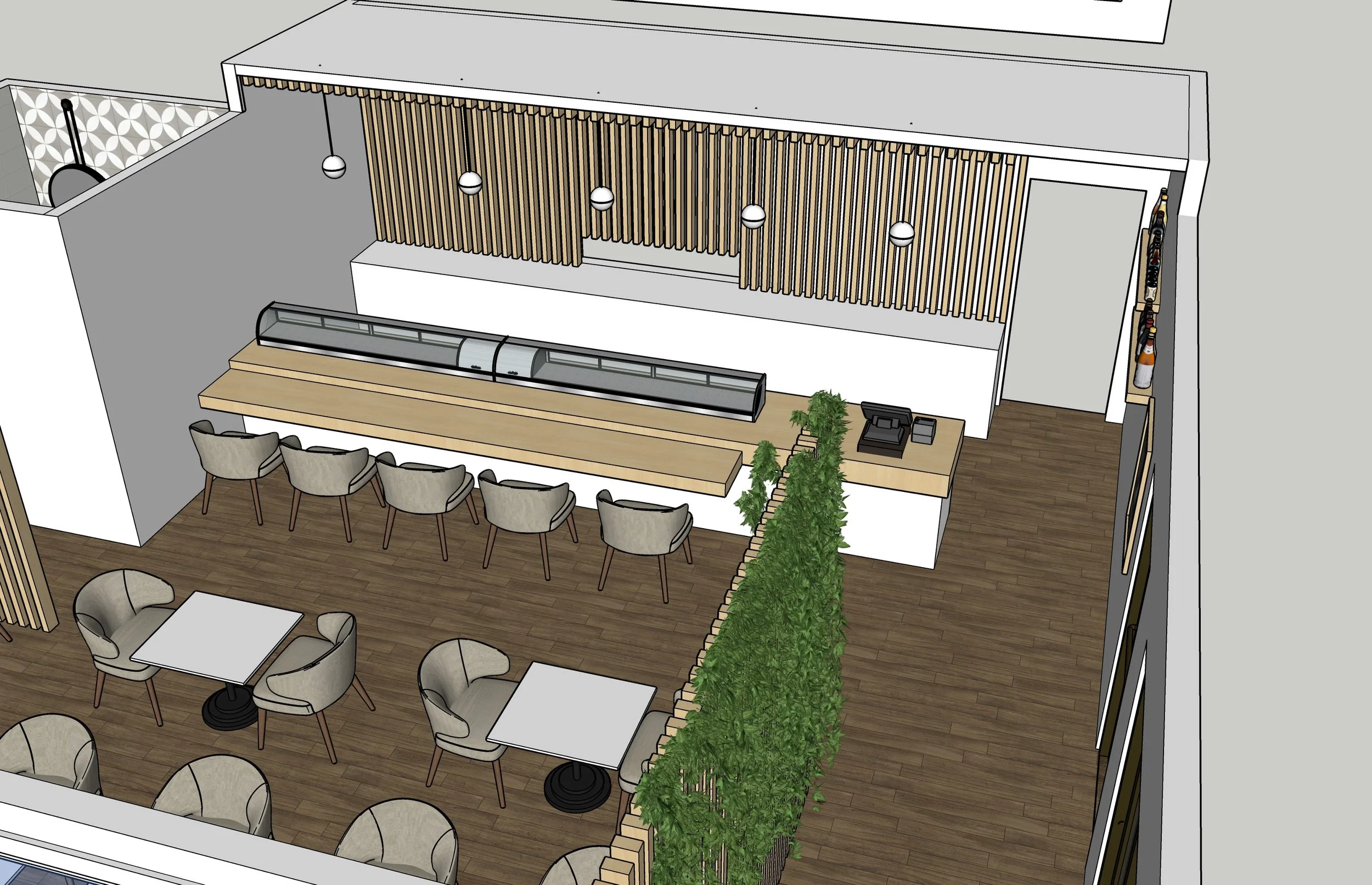 Minimalist Sushi Bar — ACB Design Consulting Group, Inc.