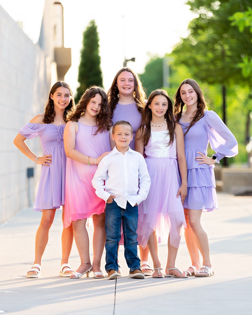Family of 8 | Lenexa Family Photographer — Salt & Rose Photography
